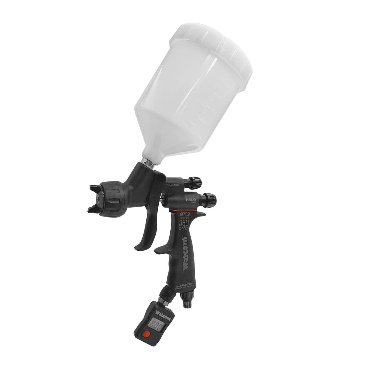 Walcom Genesi Carbonio 360 Evo Base Spray Gun 1.3mm – Revs Paint Supplies