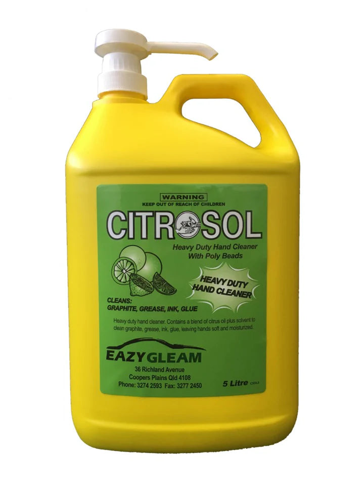 Citrosol HD Hand Cleaner 5Lt With Pump – Revs Paint Supplies